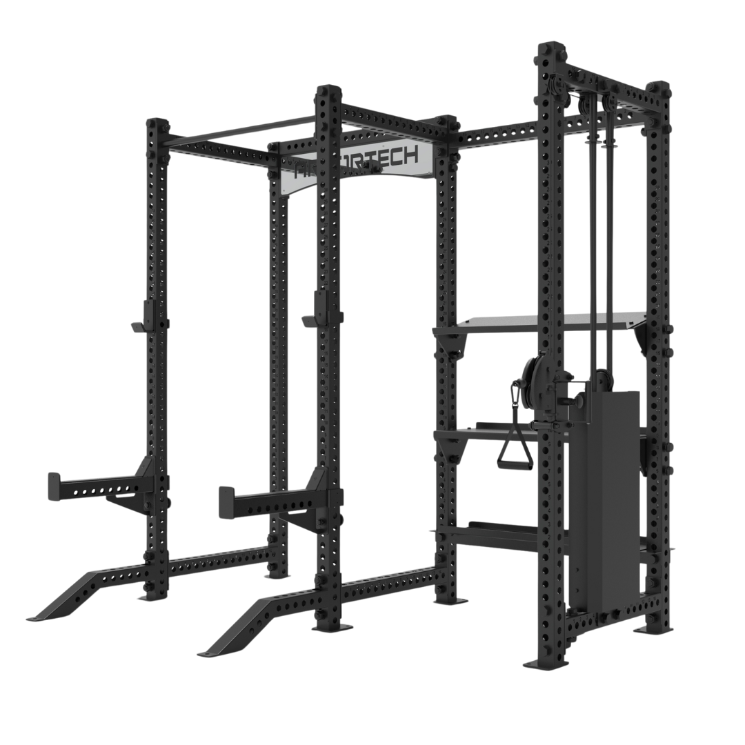 X Series Rack with Cable Tower + Storage – Flex Fitness Equipment Au