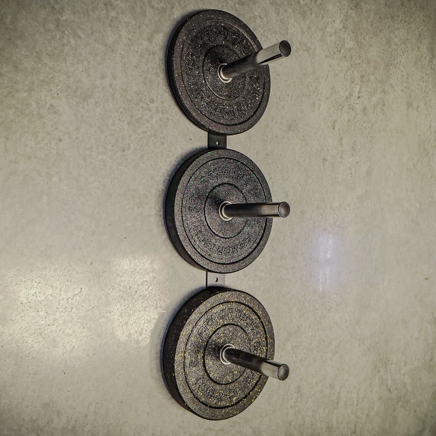 Wall Mounted Bumper Rack - 3 Peg – Flex Fitness Equipment Au