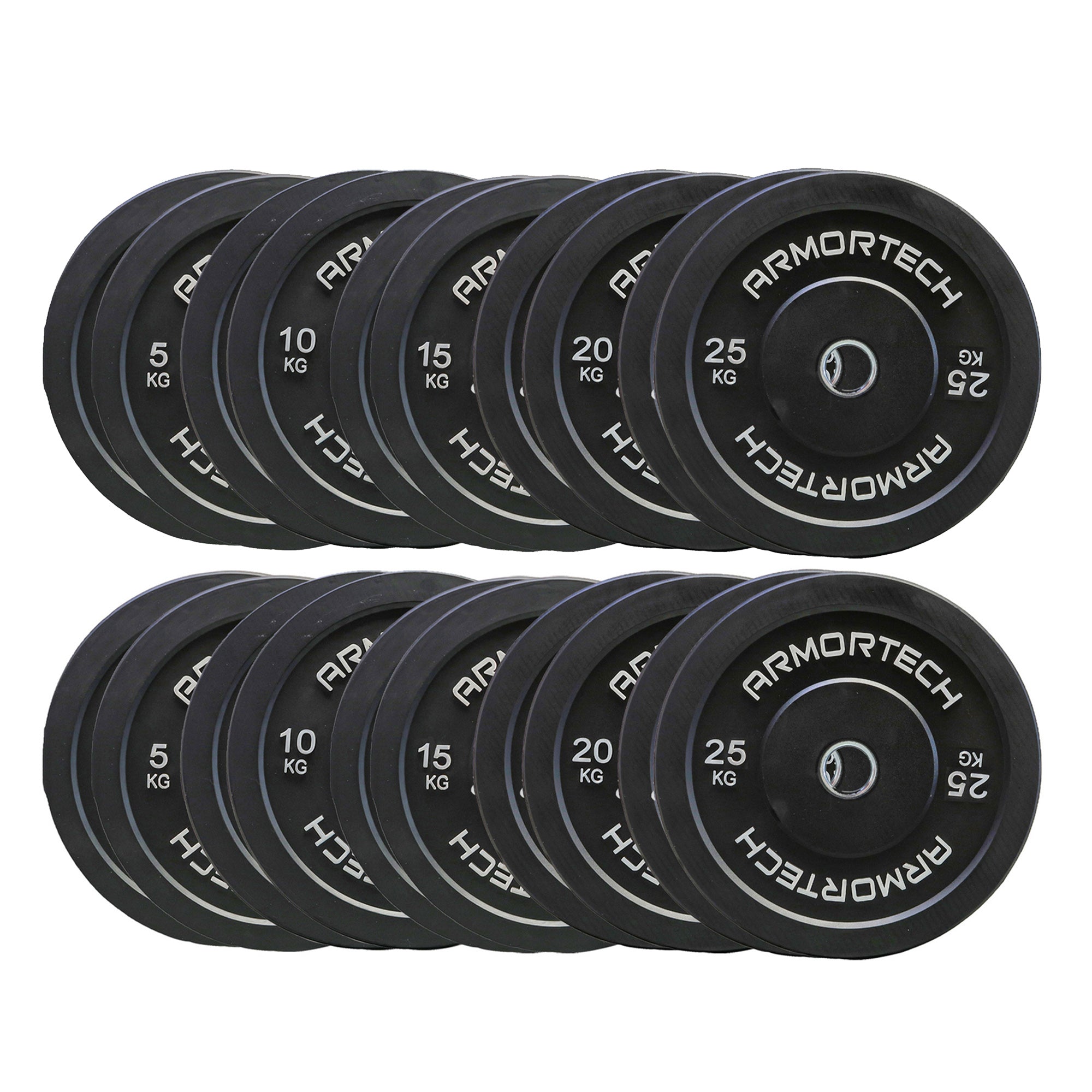 300KG Black Bumper Bundle – Flex Fitness Equipment Au
