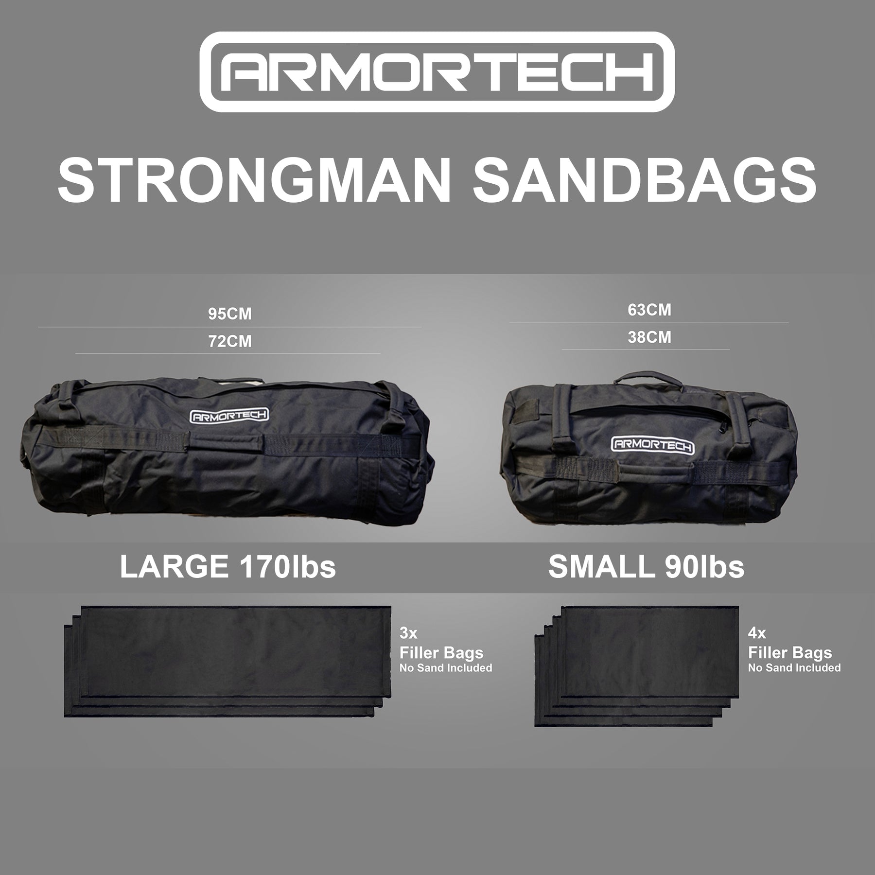 V2 Strongman Sandbag by Armortech – Flex Fitness Equipment Au