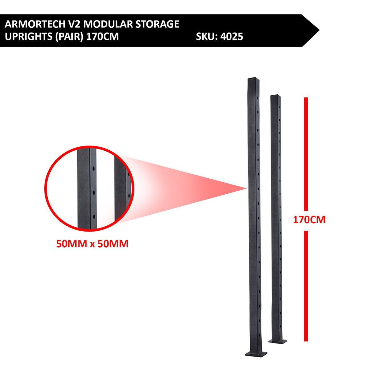 Armortech V2 Modular Component Upright 170cm