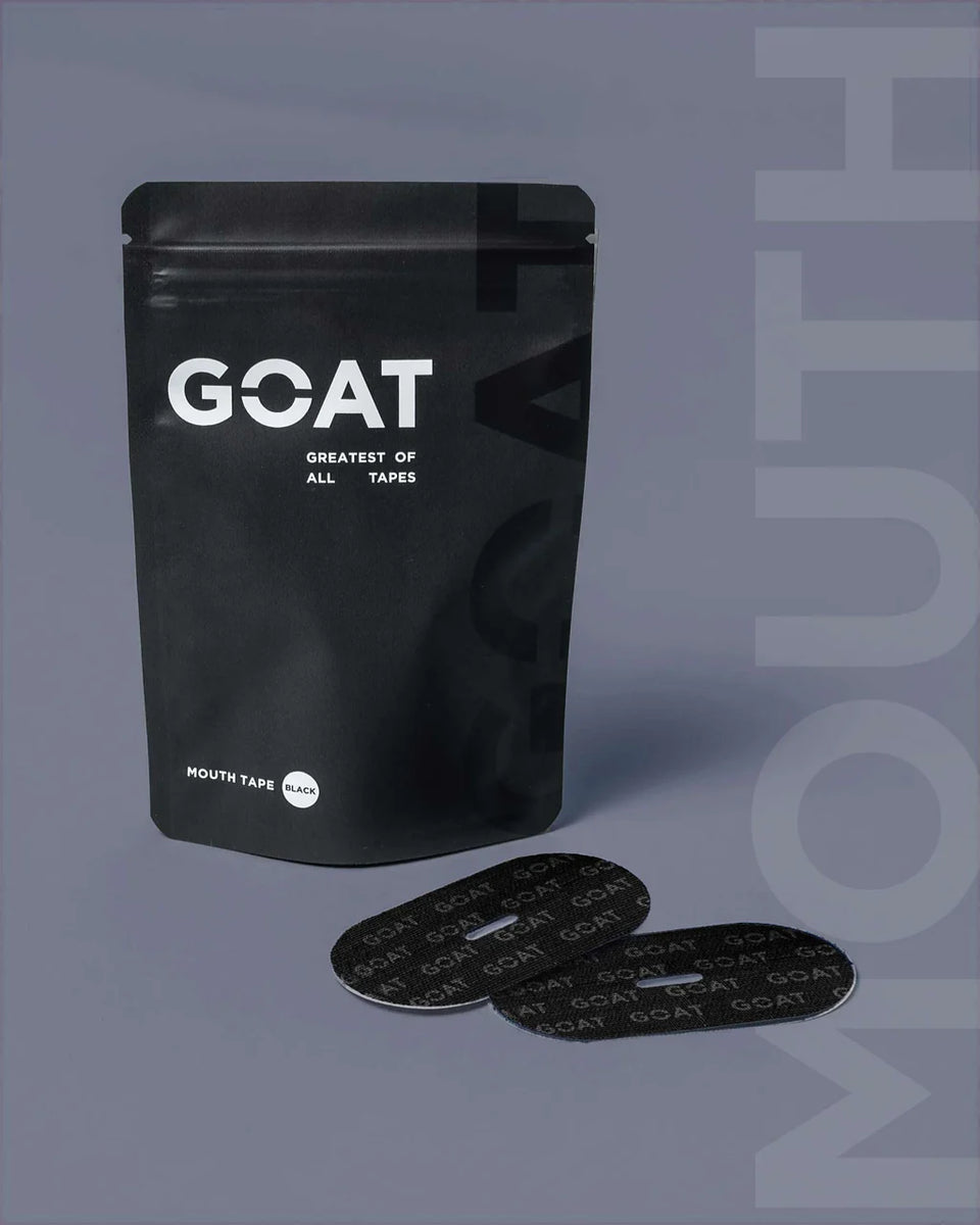 GOAT Mouth Tape w/ Slit - Black – Flex Fitness Equipment Au