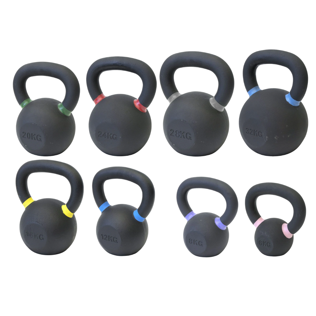 V2 Iron Kettlebell Complete Bundle (6, 8, 12, 16, 20, 24, 28, 32 ...